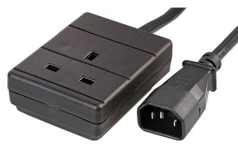 Iec C14 Plug To 10a Uk Socket Power Lead 0 5m Rh Designs