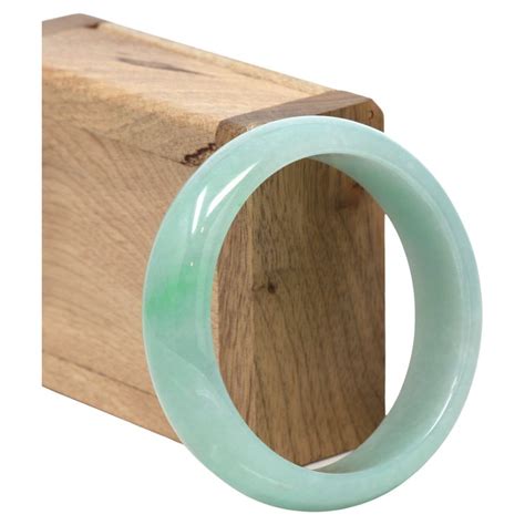 Classic Bangle Genuine Burmese Jadeite Jade Bangle Bracelet 128 For
