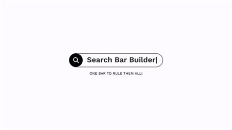 Search Bar Builder After Effects Project Files VideoHive
