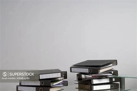 Files On Table Superstock