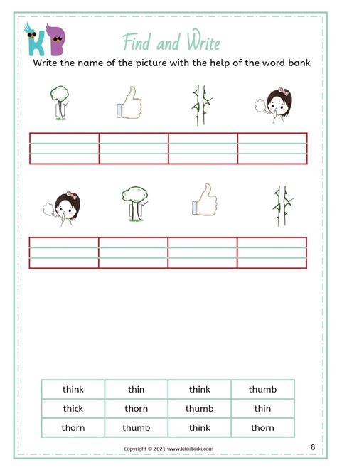 Th Digraph Activities Worksheets Worksheets Library