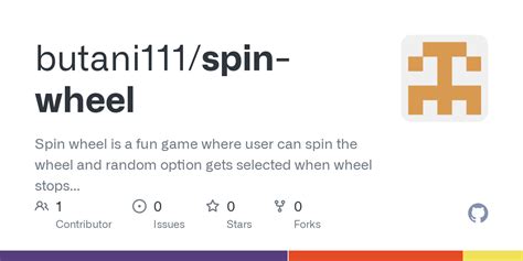 Github Butani111spin Wheel Spin Wheel Is A Fun Game Where User Can