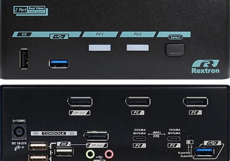 Enhance Your Workflow With Rextron USB C KVM Switch Docking Station For 2 Monitors And 2