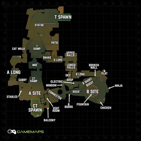 Game Maps Counter Strike Global Offensive Interactive Maps