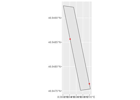 R Select A Random Point Along The Longest Edges Of A Polygon Stack