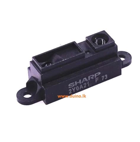 Sharp Ir Sensor Gp2y0a21yk0f Detecting Distance 10 To 80cm With Cable