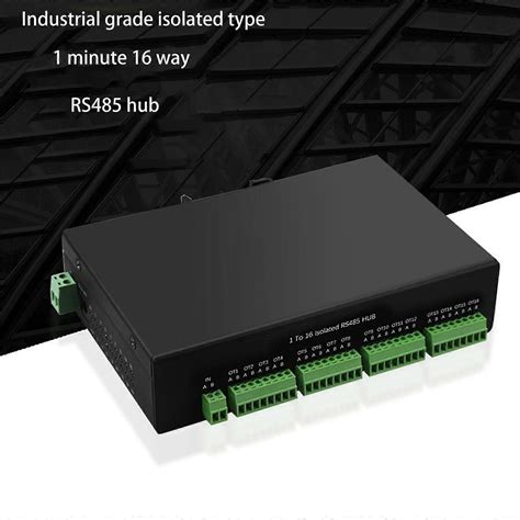 Rs485 Hub 1 To 16 Ways Rs 485 Splitter 16 Repeater Tx1182 485 Sharer