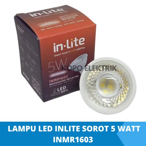 Lampu Led Sorot Inlite W MR Tusuk BERGARANSI Lazada Indonesia
