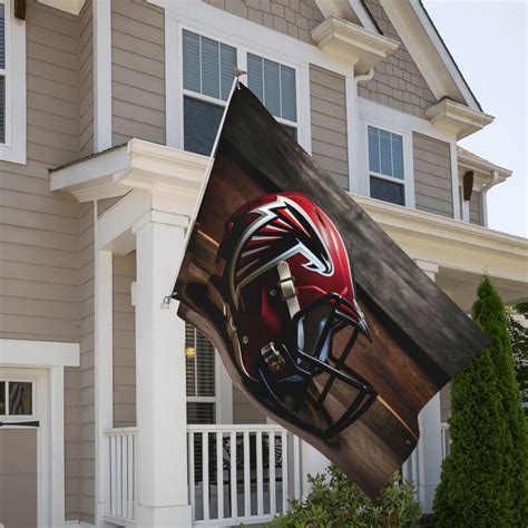Falcons Outdoor Decorative Flags Printed With Football Team Logo