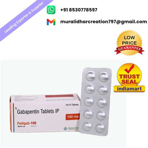 Gabapentin 100mg Tablets At ₹ 55 Stripe Gabapentin Tablet In Surat Id 2853428041188