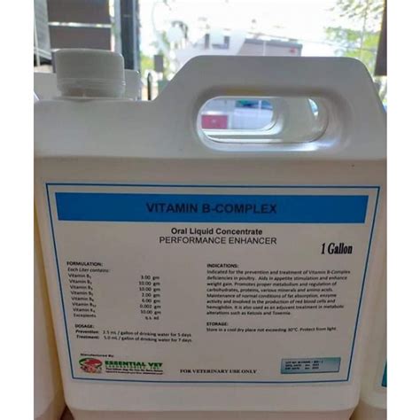 Vitamins B Complex 1galon Shopee Philippines