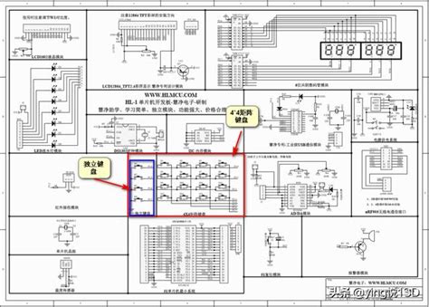 矩阵键盘与六位数码管 单片机学习第四课——行列式键盘 csdn博客