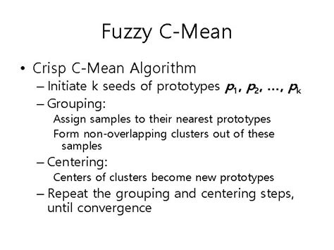 Fuzzy Pattern Recognition Overview Of Pattern Recognition Pattern