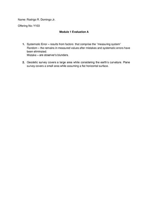 fundamentals of surveying docsity