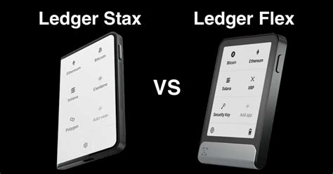 Ledger Staxとledger Flexを比較｜おすすめのウォレットはどっち？ 仮想通貨とクジラ
