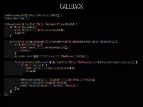 Getting Out Of Callback Hell In Php Pdf