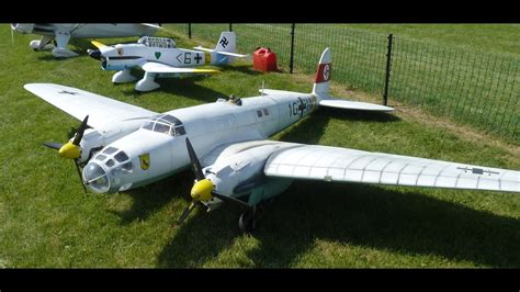 Huge Rc Twin Engine Heinkel He 111 Namfi 2012 Smmac Youtube