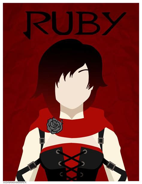 Done By Xdarkhikarix On Deviantart Ruby Rose Rwby Anime Rwby Rwby