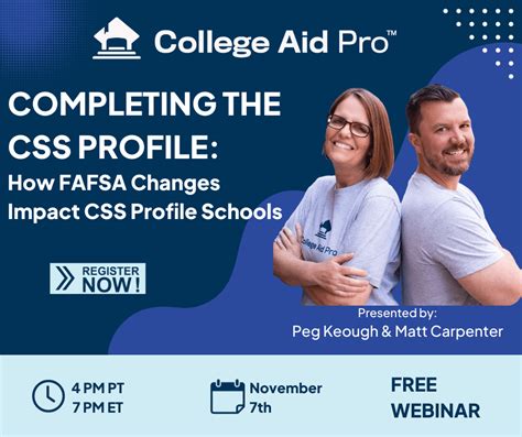 Completing The Css Profile Registration 11723 College Aid Pro