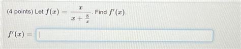 Differentiation Derivative Chegg