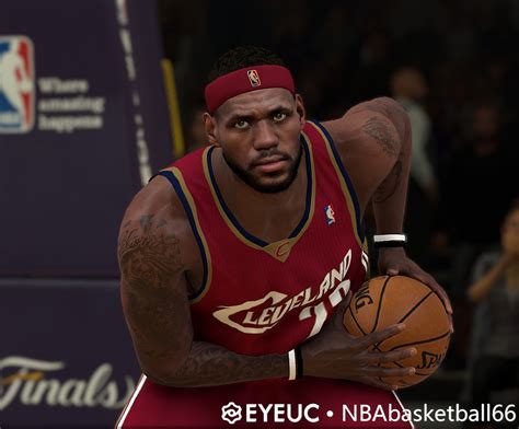 Lebron James Cyberface Hair And Body Model Cavaliers Version By La