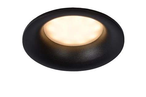 Spot Encastrable Ziva En Aluminium Avec 1xgu10 Noir Lucide