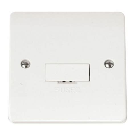 Click CMA Polar White Mode A Fused Connection Unit