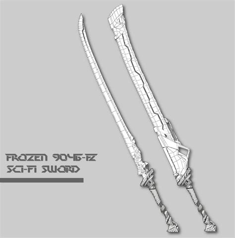 Futuristic Swords Concept Art