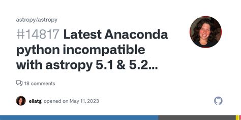 latest anaconda python incompatible with astropy 5 1 and 5 2 wcsaxes