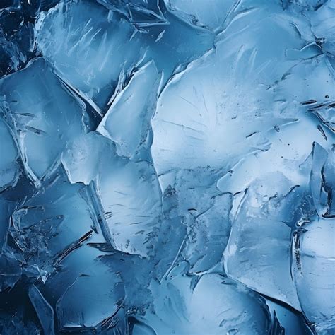 Premium Ai Image Ice Texture