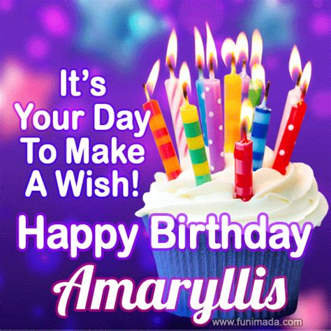 Happy Birthday Amaryllis S For Her Download On