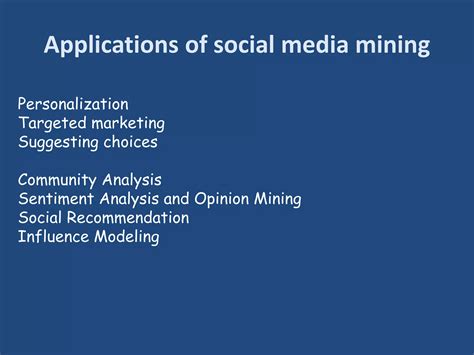 Social Media Mining Ppt Pptx