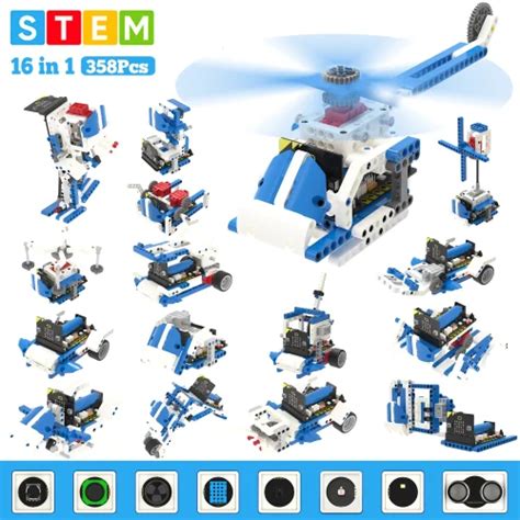 Yahboom Robot Kit Programmable 16 In 1 Building Block Kit Support