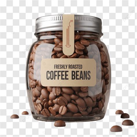 금속 뚜껑이 달린 유리병에 갓 구운 커피콩 3d 렌더링 커피 볶은 커피 커피 콩 Png 일러스트 및 이미지 에 대한 무료 다운로드 Pngtree
