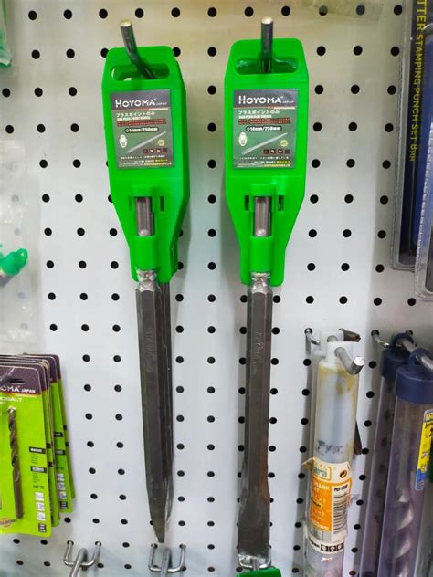 SDS Max Plus Hex Shank Chisel Flat Pointed Drill Bit Rotary Hammer Chipping Gun Jack Hammer Cut