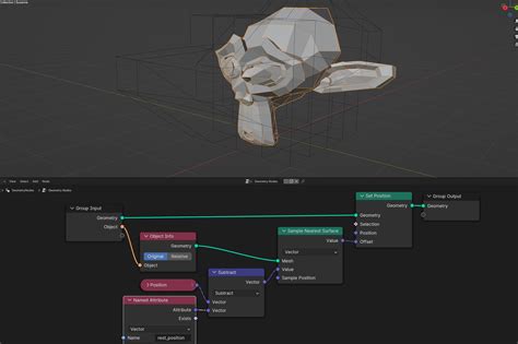 Mesh Deform Using Geometry Nodes Blender Stack Exchange
