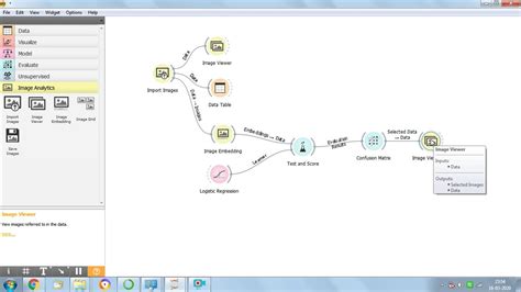 Image Classification Using Orange Youtube