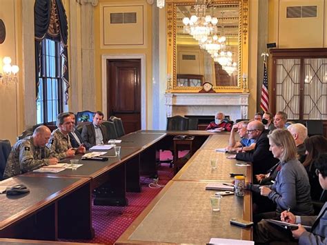 Major General James Roddis Director Strategy For Strategic Command And Col Tom Harper