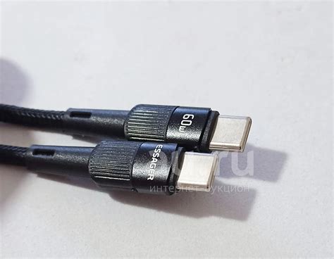 60w Кабель Type C Type C 5a 1м черный нейлон [Т2] Q Alter — купить в Красноярске Состояние