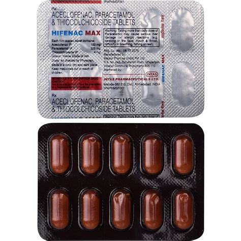 Hifenac Max Tablet Pain And Inflammation Relief