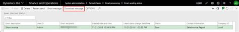 Inside Microsoft Dynamics AX Email Invoices Using Built In Email Processing In D365FO
