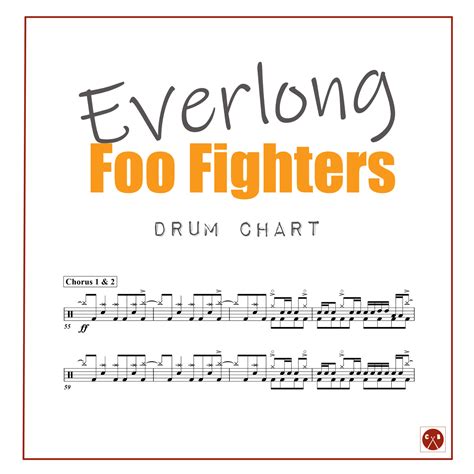 Everlong Foo Fighters Drum Chart — Cypress Bartlett