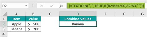 TEXTJOIN IF Excel Function Examples How To Combine