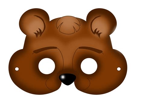 Brown Bear Brown Bear Printable Masks Printable Free Templates
