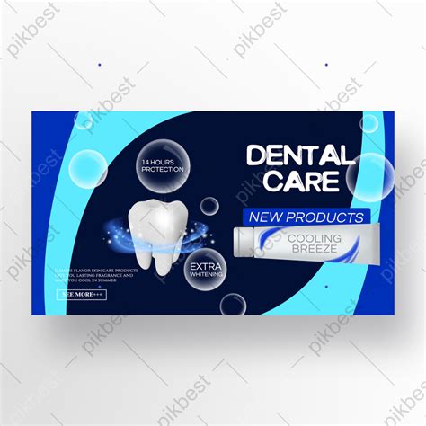 Whitening Teeth Toothpaste Product Promotion Banner Psd Free Download