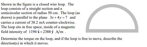 Solved Shown In The Figure Is A Closed Wire Loop The Loop Chegg