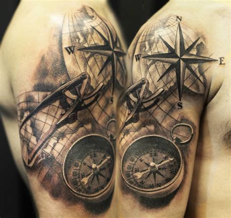 Nautical Compass Tattoos Designs At Dakota Wiseman Blog