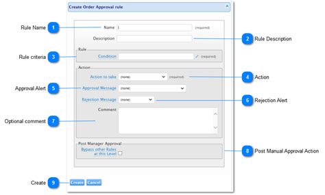 Creating Approval Rules