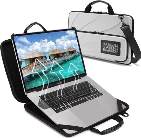 Bug 13 14 Inch Laptop Case Hard Shell Protective Laptop Carrying Case With Stand
