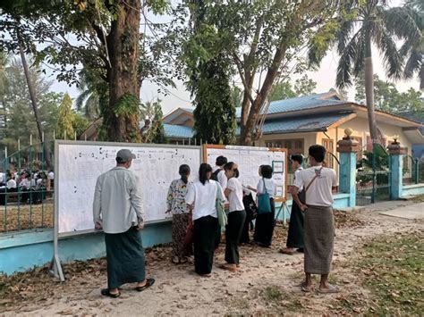 ပေါင်မြို့နယ်တွင် ၂၀၂၂ ၂၀၂၃ ပညာသင်နှစ် တက္ကသိုလ်ဝင်တန်းစာမေးပွဲ အဂ